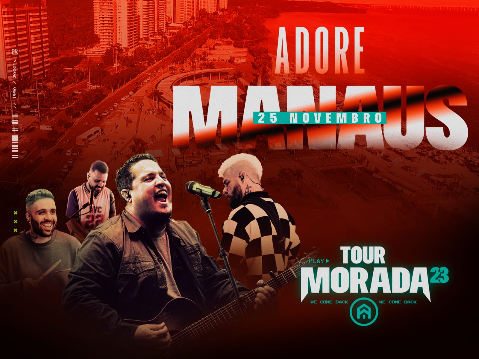 Banda Morada traz turnê “Adore” para Manaus no dia 25 de novembro; show ...
